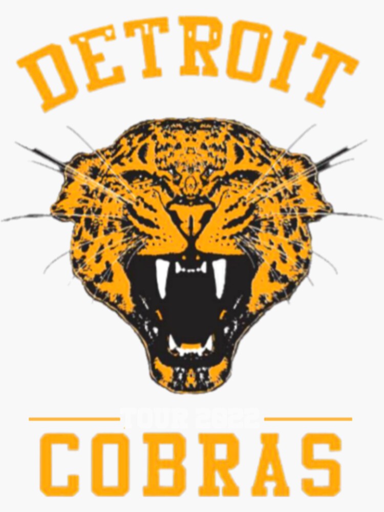 "DETROIT COBRAS TOUR 2022 " Sticker for Sale by Musclecosplay | Redbubble