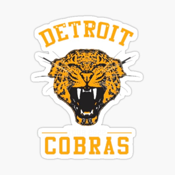 "DETROIT COBRAS TOUR 2022 " Sticker for Sale by Musclecosplay | Redbubble