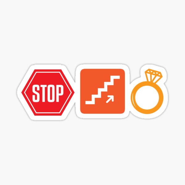 "Stop Staring!" Sticker for Sale by Artham | Redbubble