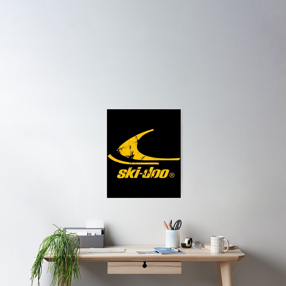 "Ski Doo Classic Vintage snowmobile logo" Poster for Sale by Brastfy41 ...