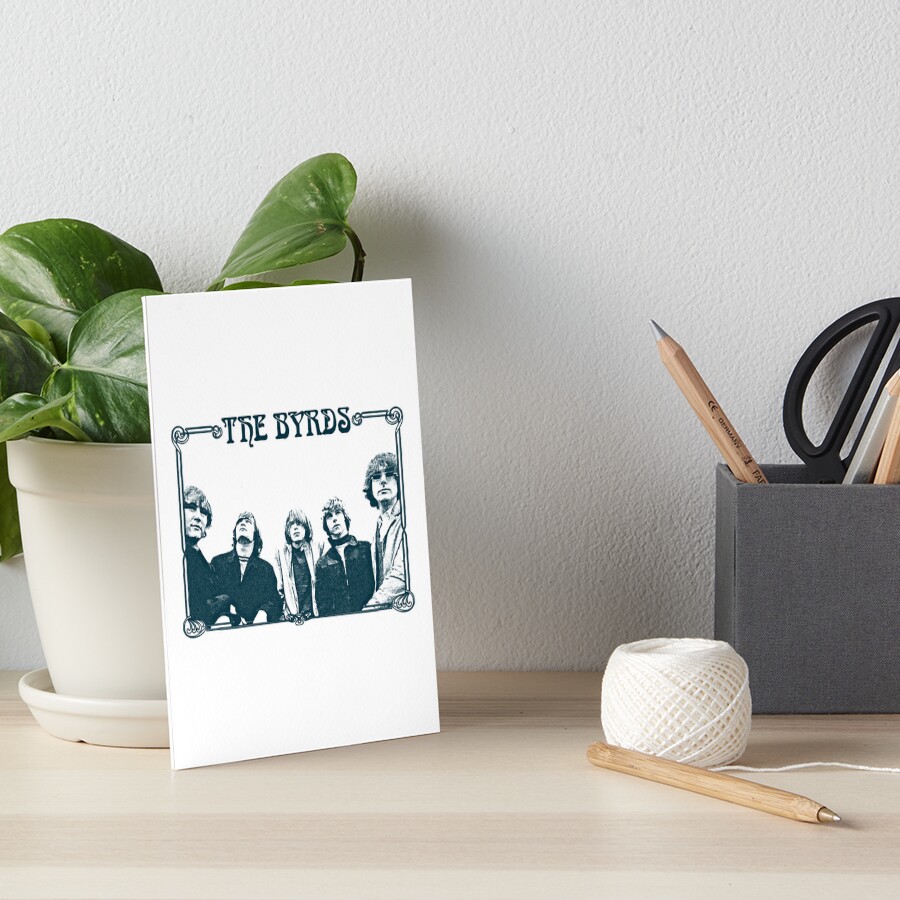 "The Byrds Vintage Style Retro Fan Art " Art Board Print for Sale by ...