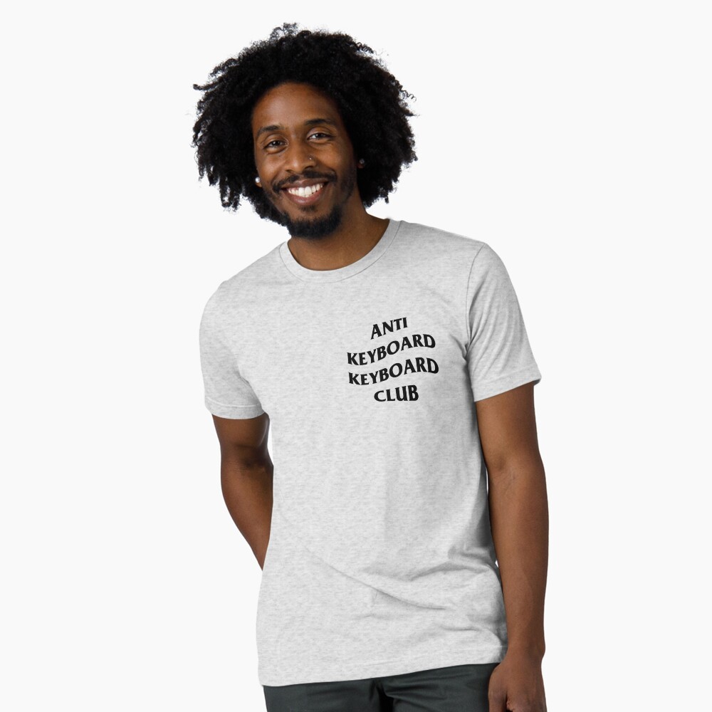 "Anti Keyboard Keyboard Club" Sticker for Sale by magica-design | Redbubble