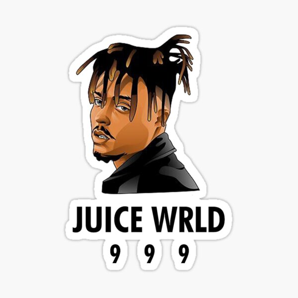 "Juice Wrld" Sticker by HouseOfRock | Redbubble