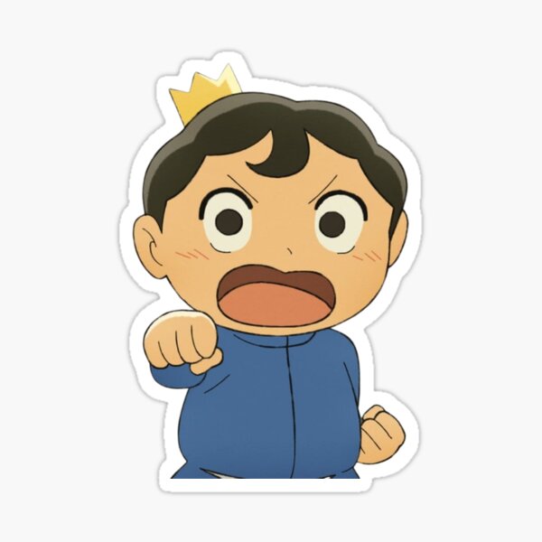 "Bojji fighting by Ousama Ranking" Sticker by rare-colors | Redbubble