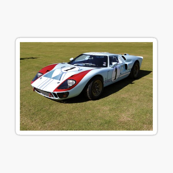 "Ford GT40 " Sticker for Sale by AndyHkr | Redbubble