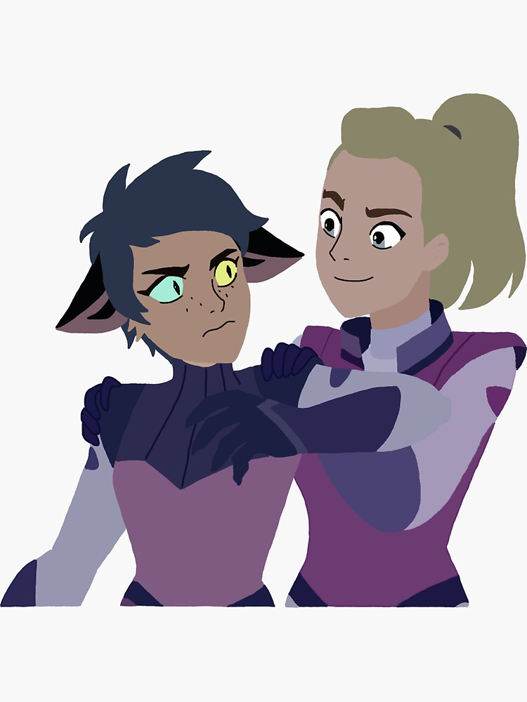 "Catradora (Space Suits)" Sticker by ArtivistsCave | Redbubble