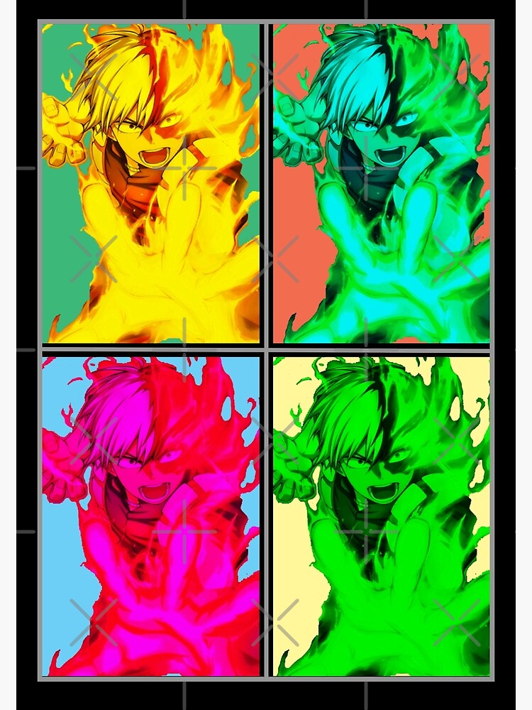 "Shoto Todoroki My Hero Academia Boku no Hiro Akademia RGB Mirror ...