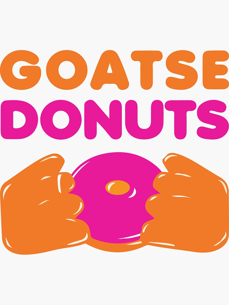 "Latex Fetish Goatse Donut" Sticker by monica1059 | Redbubble
