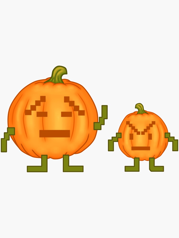 "ignignokt and Err Mooninites pumpkins of ATHF " Sticker for Sale by ...