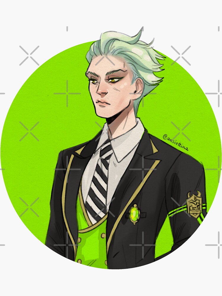 "SEBEK TWISTED WONDERLAND " Sticker for Sale by Ansiettina | Redbubble