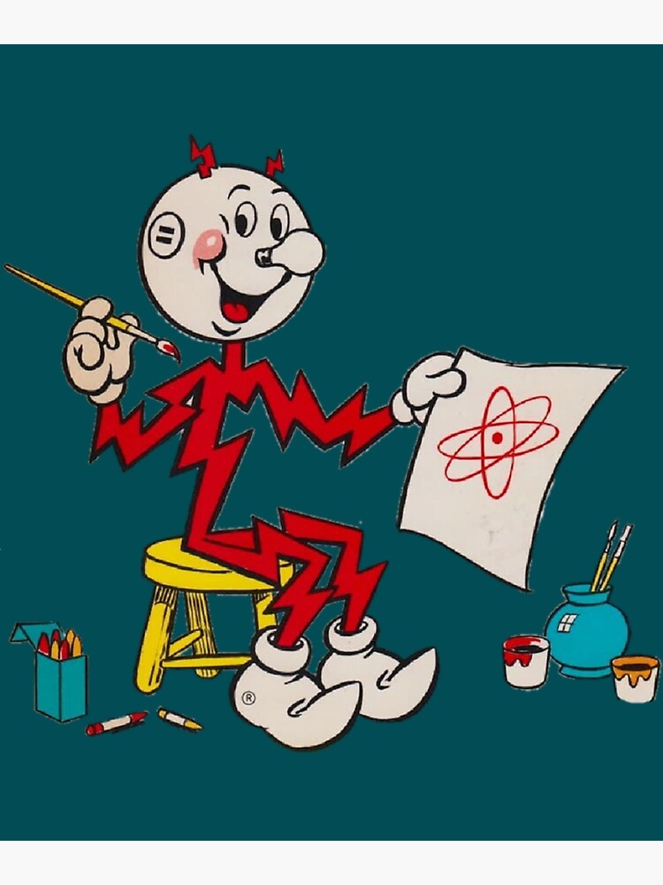 "Reddy kilowatt Cartoon " Poster by MaximoKyron | Redbubble