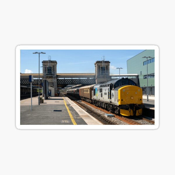 "Exeter St Davids Class 37 " Sticker by DanutagBianchi | Redbubble