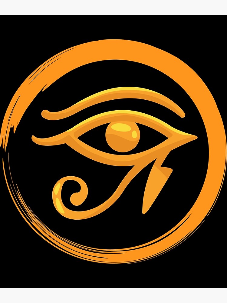 Eye Of Horus Egyptian God Poster For Sale By Magickalworld Redbubble