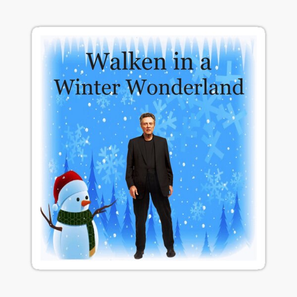 "Walken in a Winter Wonderland | Funny Christmas Cards and Gifts with ...