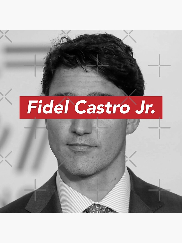 "Trudeau Fidel Castro Jr." Poster for Sale by Heartworx | Redbubble