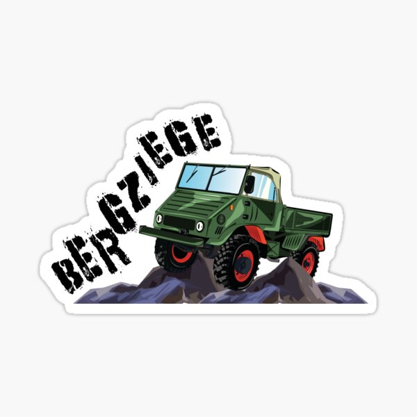 Pegatina «Cabra montés - Unimog - Vintage - Todoterreno» de JJsOnline ...