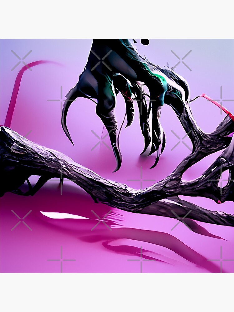 "Demon Hand" Poster for Sale by ChaoticStep | Redbubble