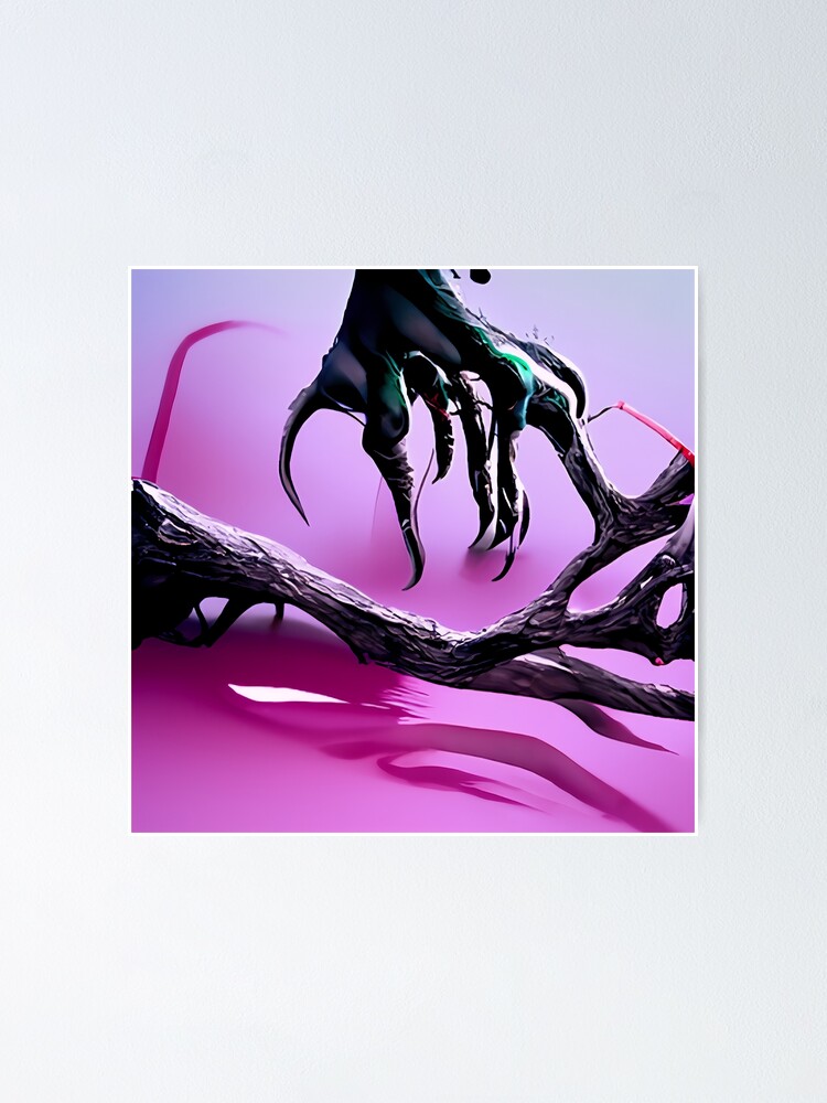 "Demon Hand" Poster for Sale by ChaoticStep | Redbubble