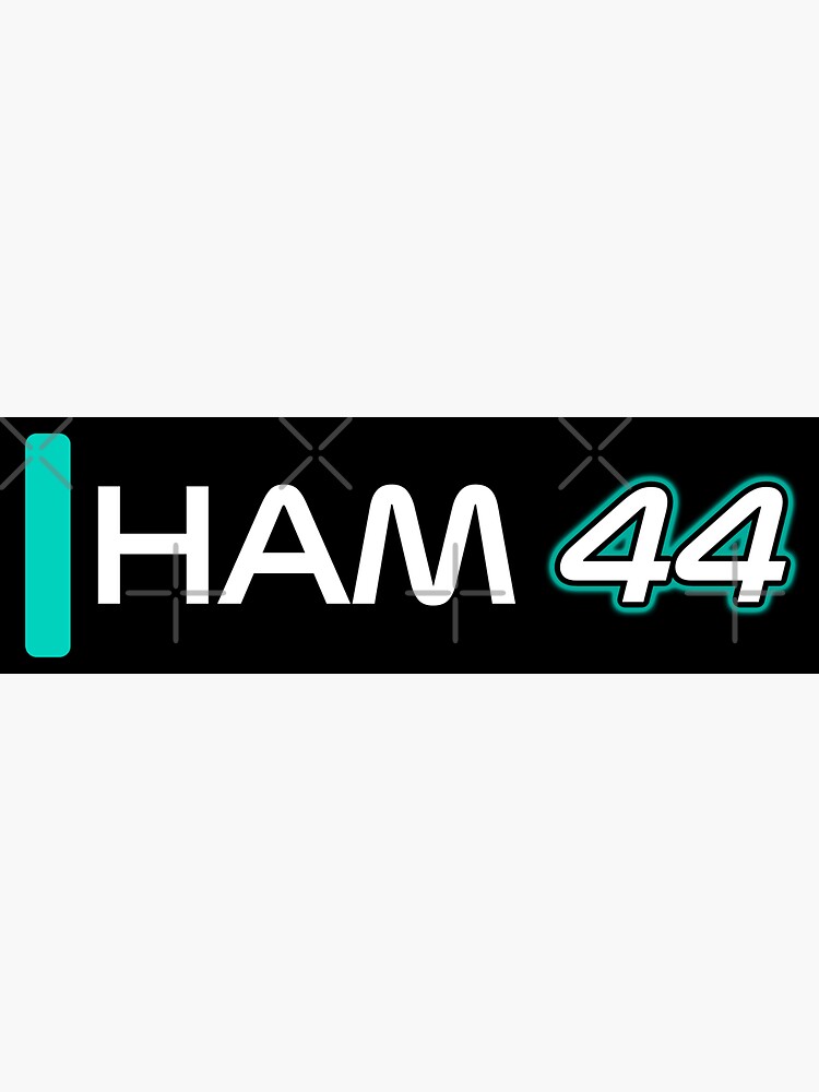 "Formula 1 2022 Lewis Hamilton Number 44 TV Graphic" Sticker by ...
