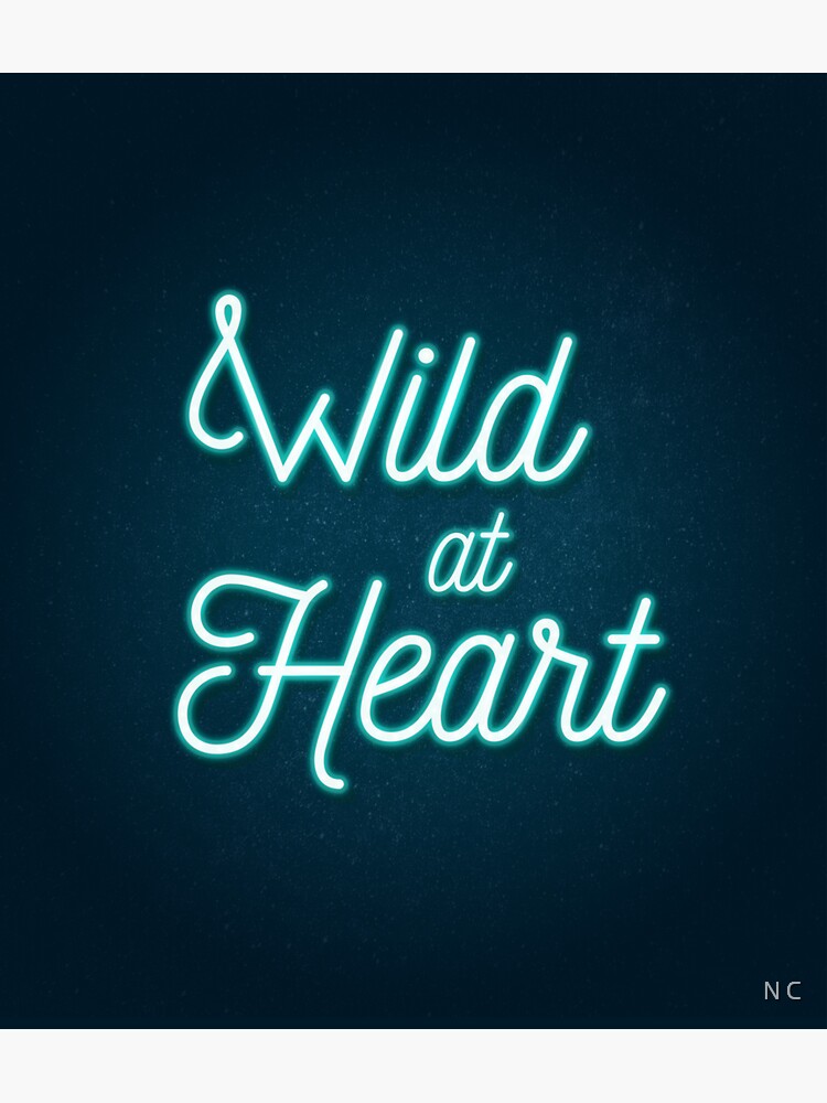 "Wild at Heart " Sticker for Sale by crnicole | Redbubble