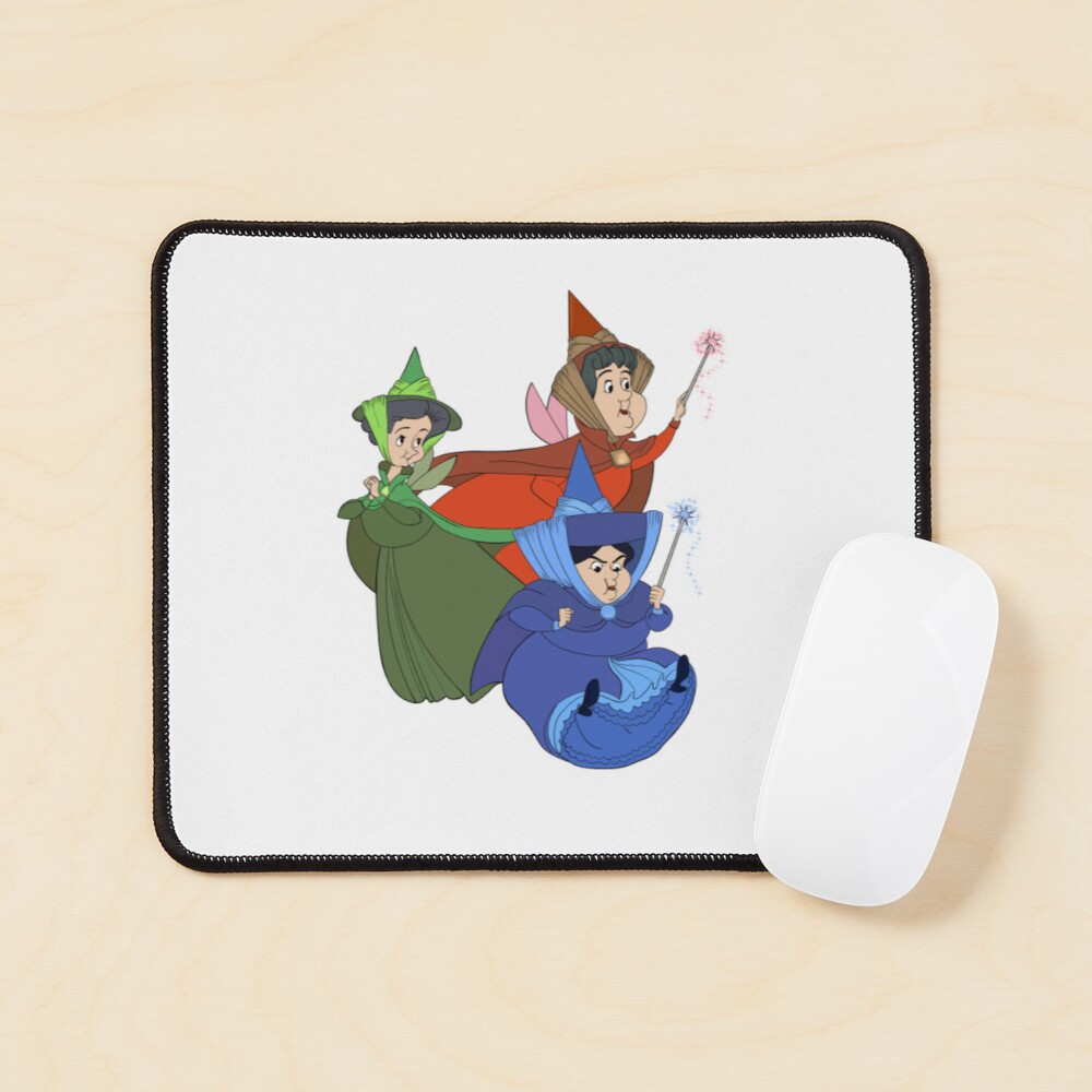 "Sleeping Beauty, Flora, Fauna, and Merryweather" Sticker for Sale by ...