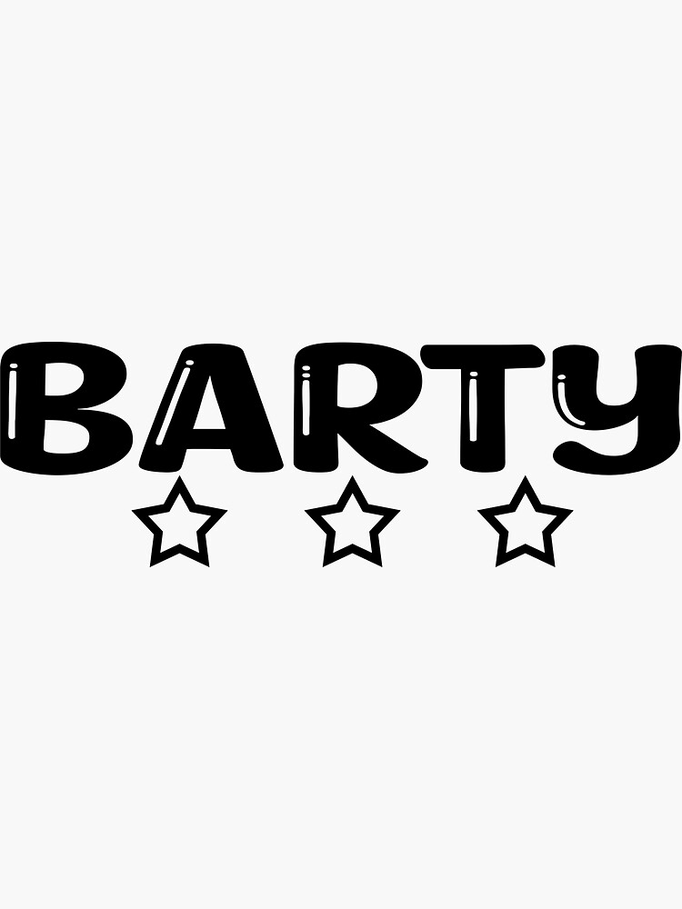 "Barty" Sticker for Sale by medziiko | Redbubble