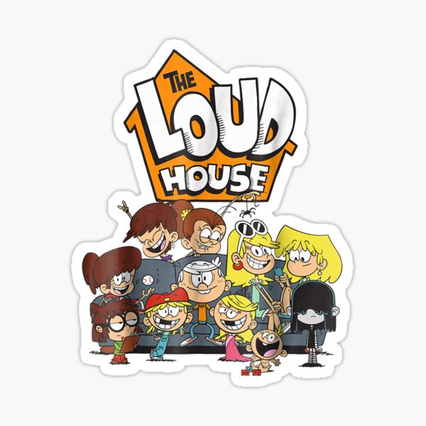 "Retro Vintage Nickelodeon The Loud House Character Retro Wave" Sticker ...