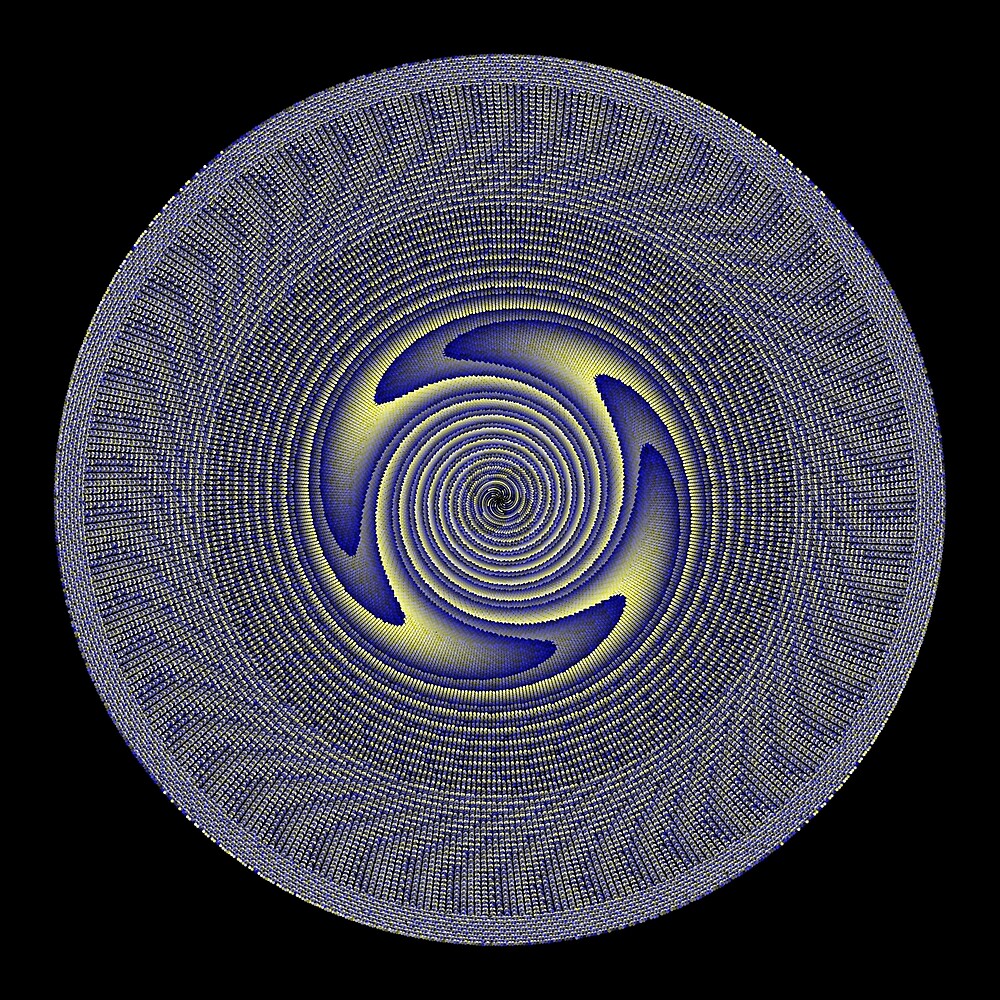"Phyllotaxis_018" by Rupert Russell | Redbubble