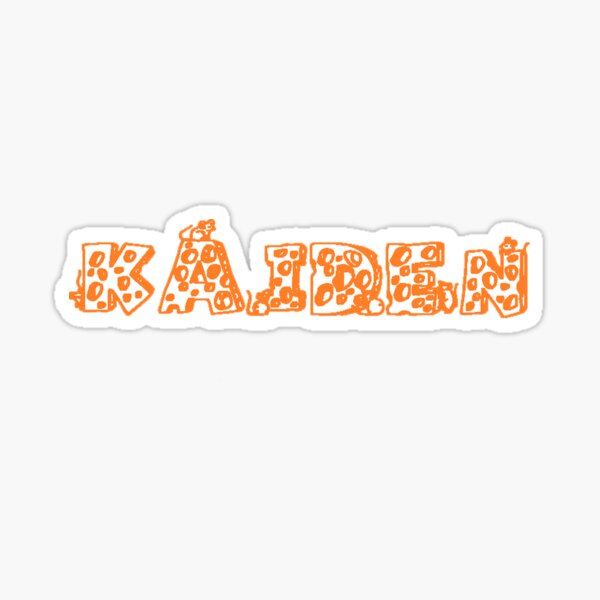 "kAIDEN" Sticker by Omar-ArtAttack | Redbubble