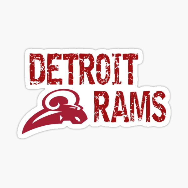 "DETROIT RAMS T-SHIRT DESIGN" Sticker by SaRaSHOP10 | Redbubble