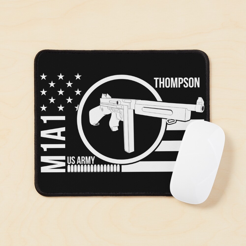 "Thompson M1A1 submachine gun" Sticker for Sale by FAawRay | Redbubble