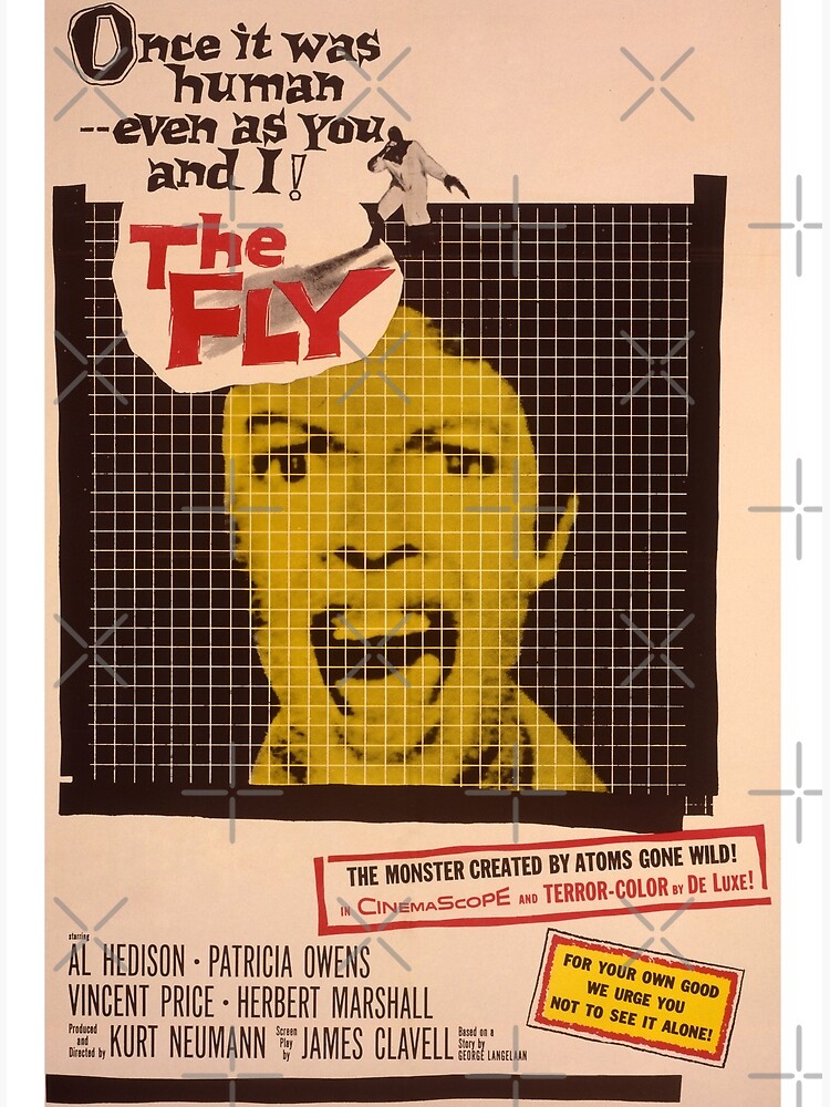 "The Fly - Science Fiction Movie Poster (1958)" Poster for Sale by ...