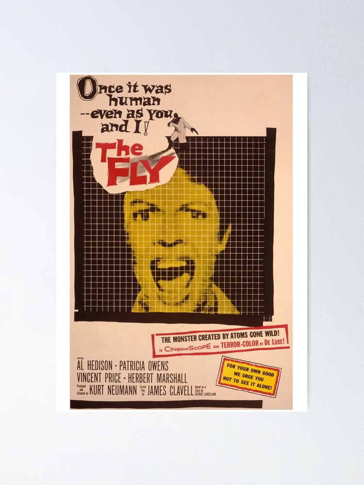 "The Fly - Science Fiction Movie Poster (1958)" Poster for Sale by ...