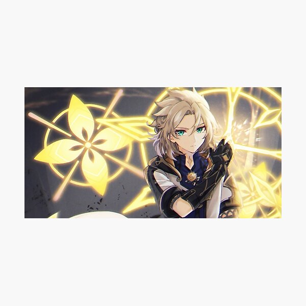 "ALBEDO genshin impact " Photographic Print for Sale by Dark-s | Redbubble