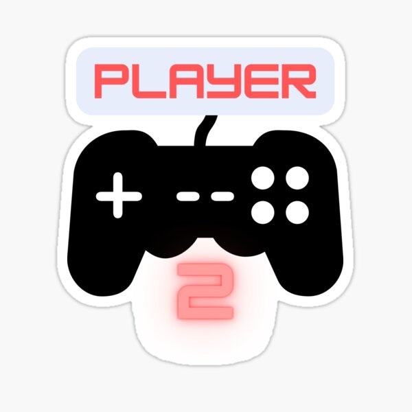 "Gamer Player 2" Sticker by ClassInk | Redbubble