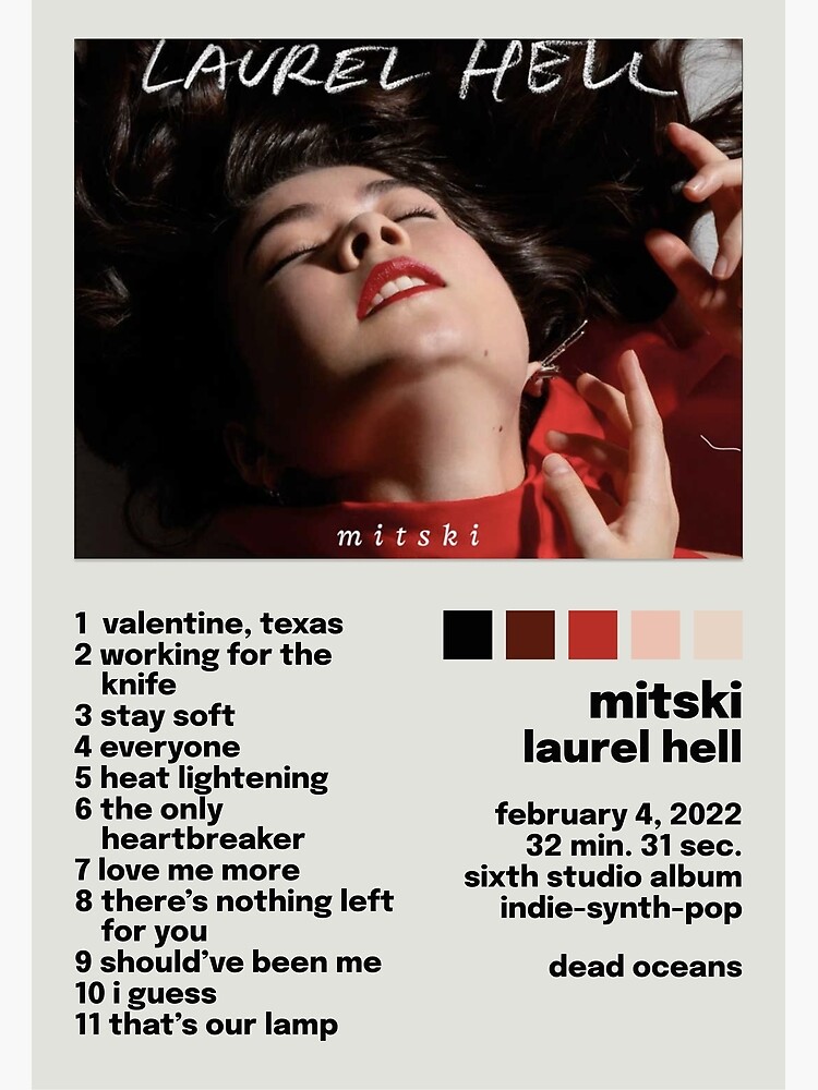 "mitski laurel hell" Art Print by nico-jackson | Redbubble