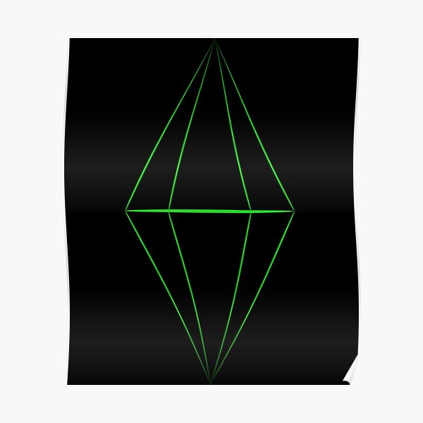 "Minimalist Plumbob " Poster for Sale by OpasMarc | Redbubble