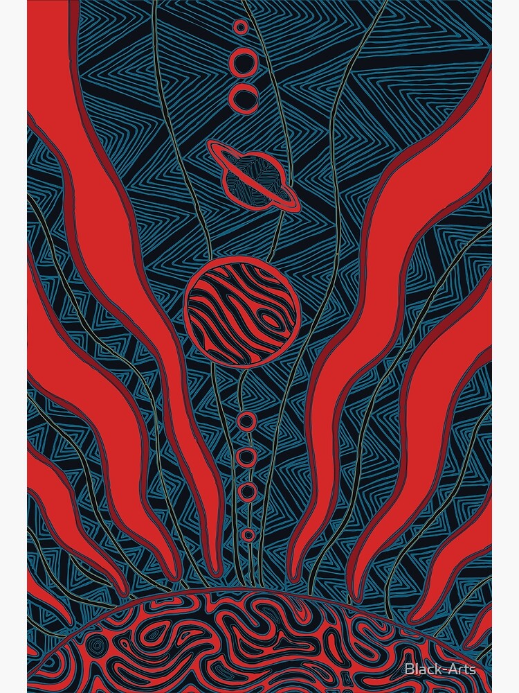 "Aboriginal Solar System" Art Print for Sale by Black-Arts | Redbubble