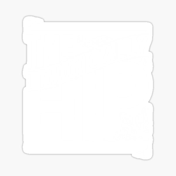 "Tragically Hip--" Sticker by Arielwoodshop | Redbubble