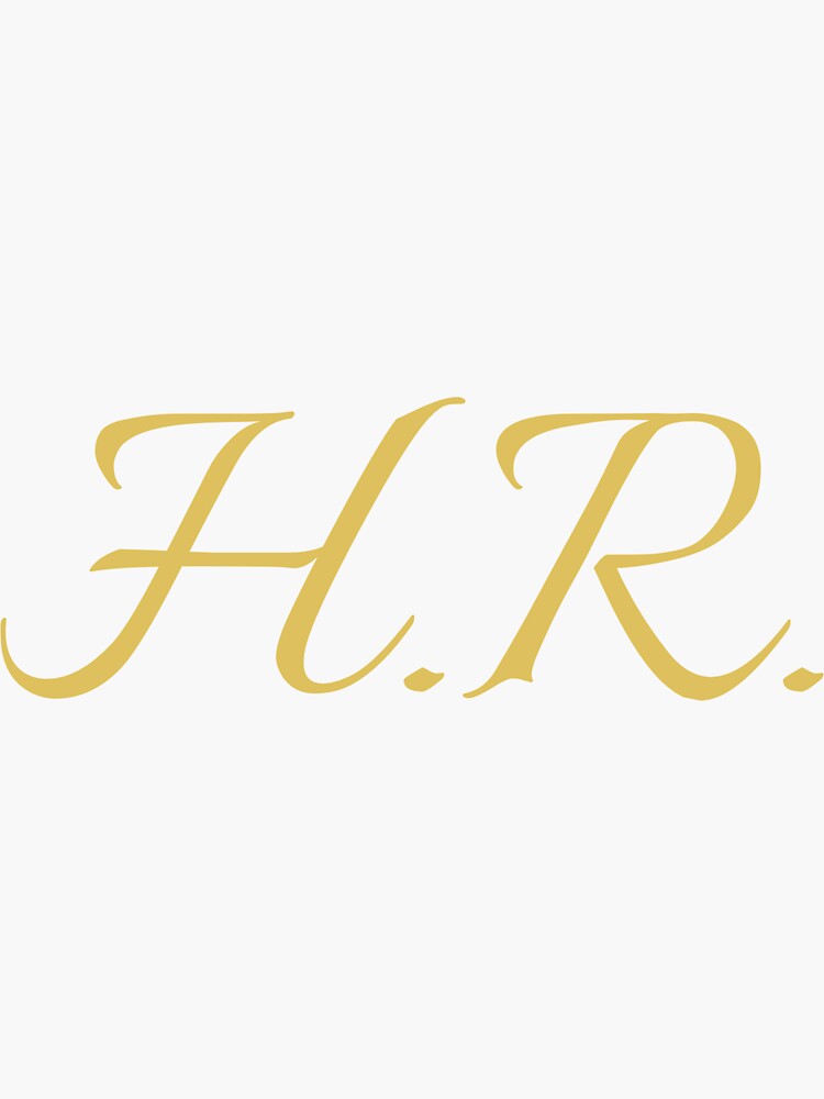 Pegatina «Iniciales de recursos humanos | Letras de oro | Regalos ...