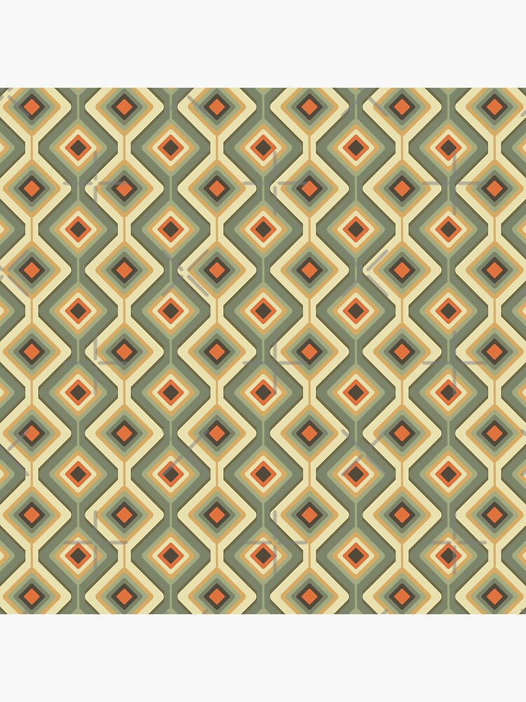 "Demantur, Retro Diamond Geometric Patterns - Retro Color Scheme ...