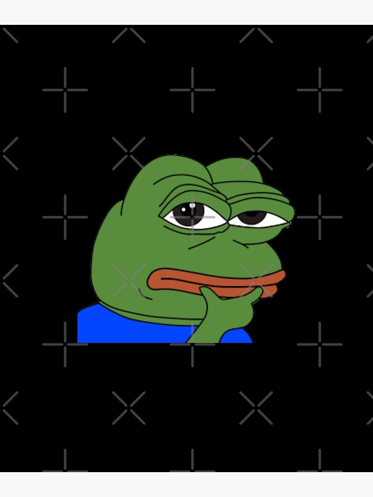 "meme peepo" Poster for Sale by loveclubby | Redbubble