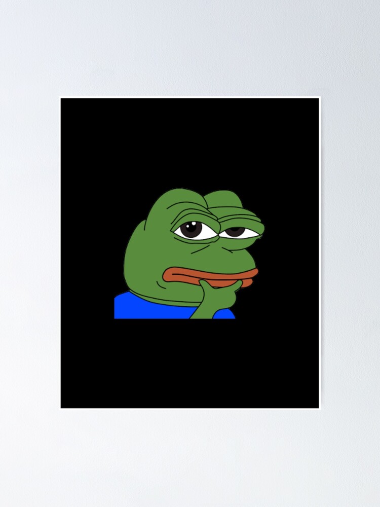 "meme peepo" Poster for Sale by loveclubby | Redbubble