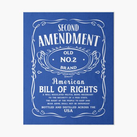 "2nd Amendment " Art Board Print by Inkedxdesigns | Redbubble
