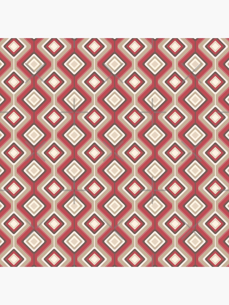 "Demantur, Retro Diamond Geometric Patterns - Retro Color Scheme ...