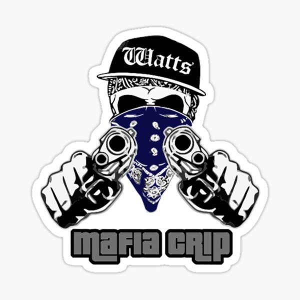 "Crips " Sticker by guilteebyYY | Redbubble