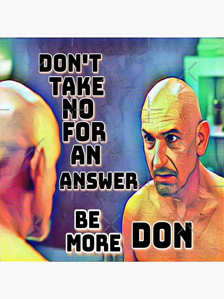 "Don Don " Sticker by RGPdesigns | Redbubble