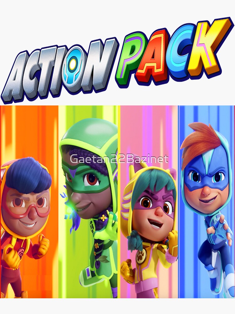 "action pack characters Funny action pack cartoon gift for kids ...