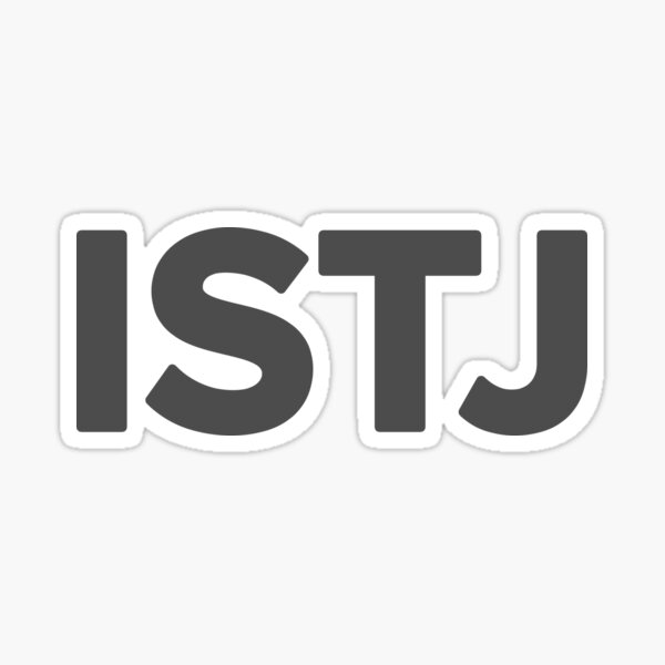 "ISTJ - Dark Gray" Sticker for Sale by MeyersBriggs | Redbubble