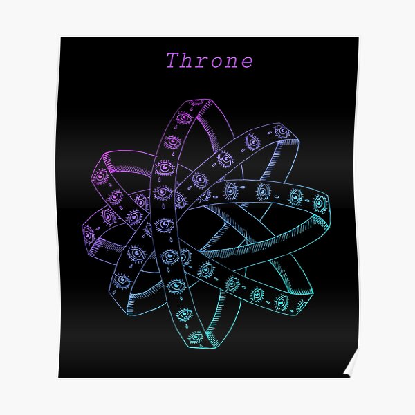 "throne angel thrones ophanim ink illustration" Poster by indiVisibl ...